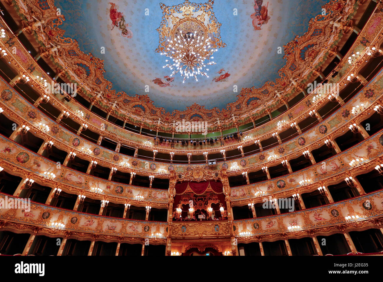 Venice Opera House Interior, Venice, Italy Stock Photo - Alamy