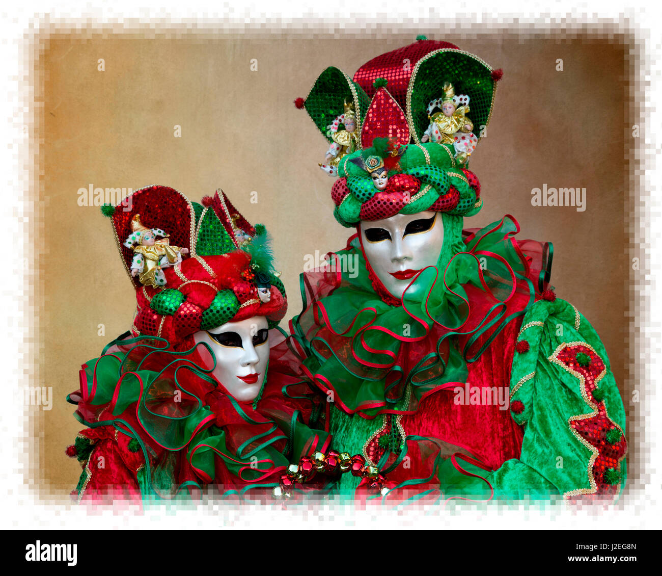 Elaborate costume for Carnival Venice Italy Stock Photo - Alamy