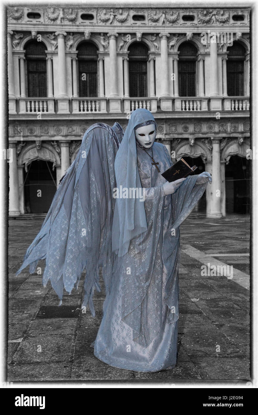 Elaborate costume for Carnival Venice Italy Stock Photo - Alamy