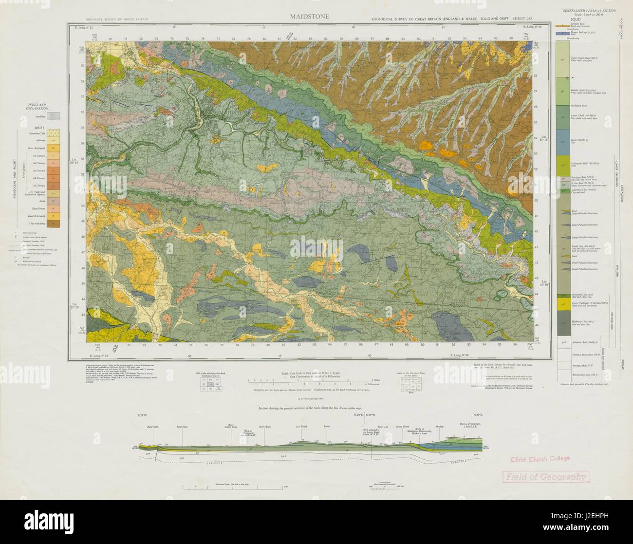 Geological survey great britain map hi-res stock photography and images ...
