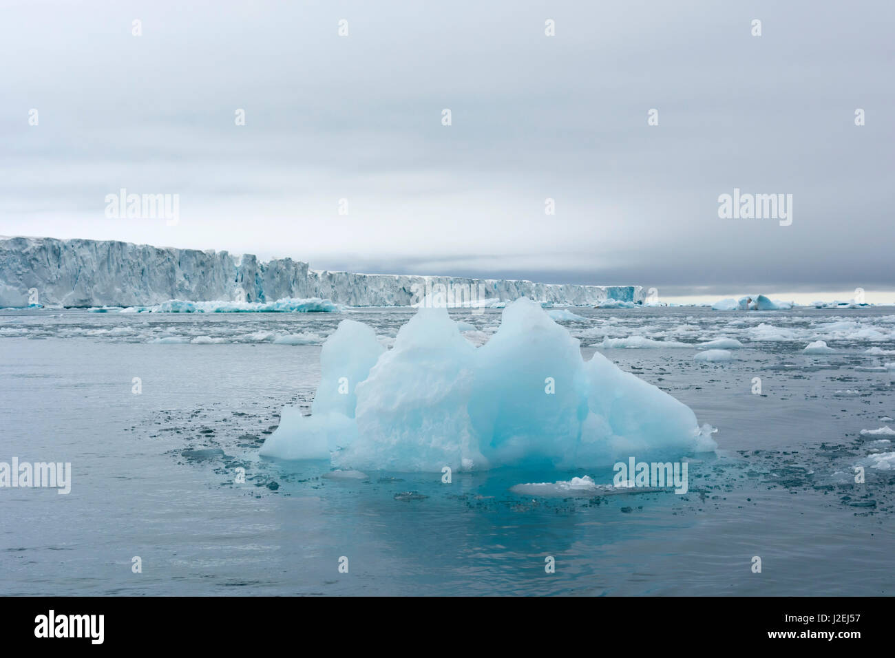 Norway. Svalbard. Nordaustlandet Island. Brasvelbreen. Austfonna Ice ...