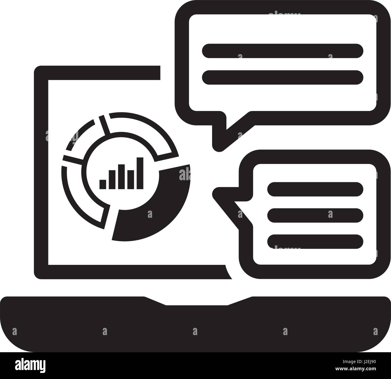 Store Analytics Icon. Flat Design Stock Vector Image & Art - Alamy