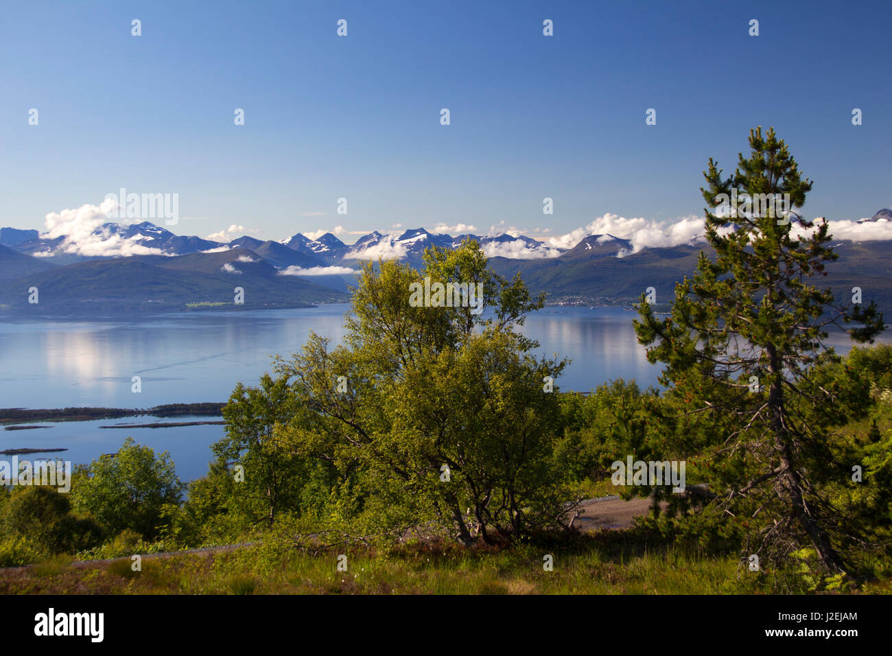 Norway, Molde. Panorama view from Varden overlook Stock Photo - Alamy