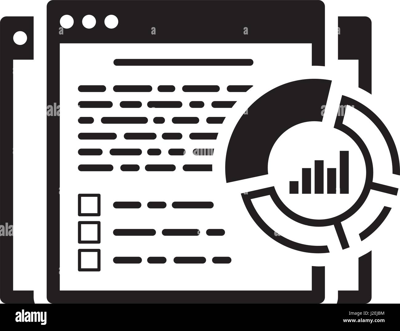 Report Icon. Flat Design Stock Vector Image & Art - Alamy