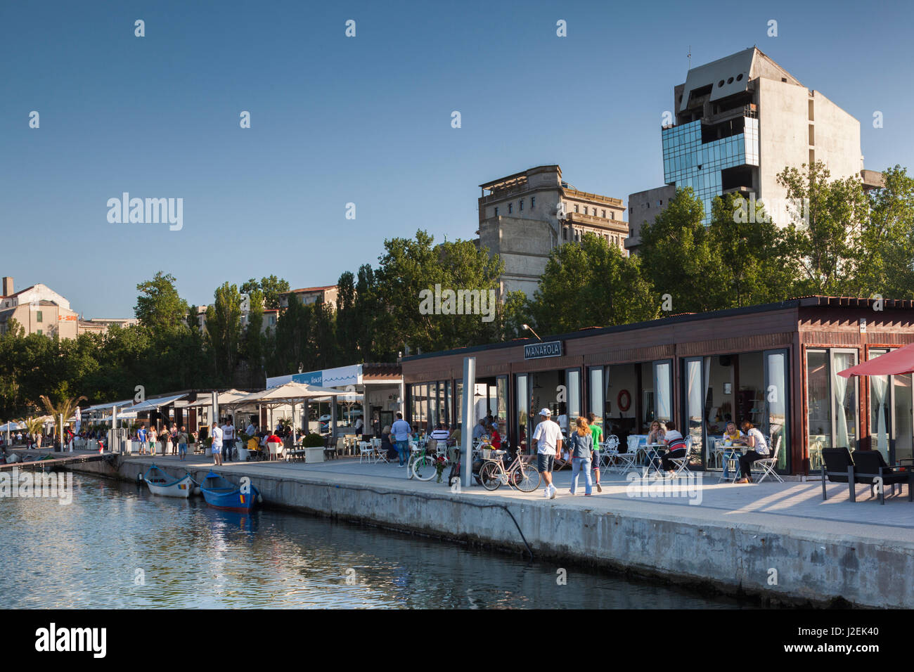 Romania, Black Sea Coast, Constanta, Tomis Tourist Port and Marina ...