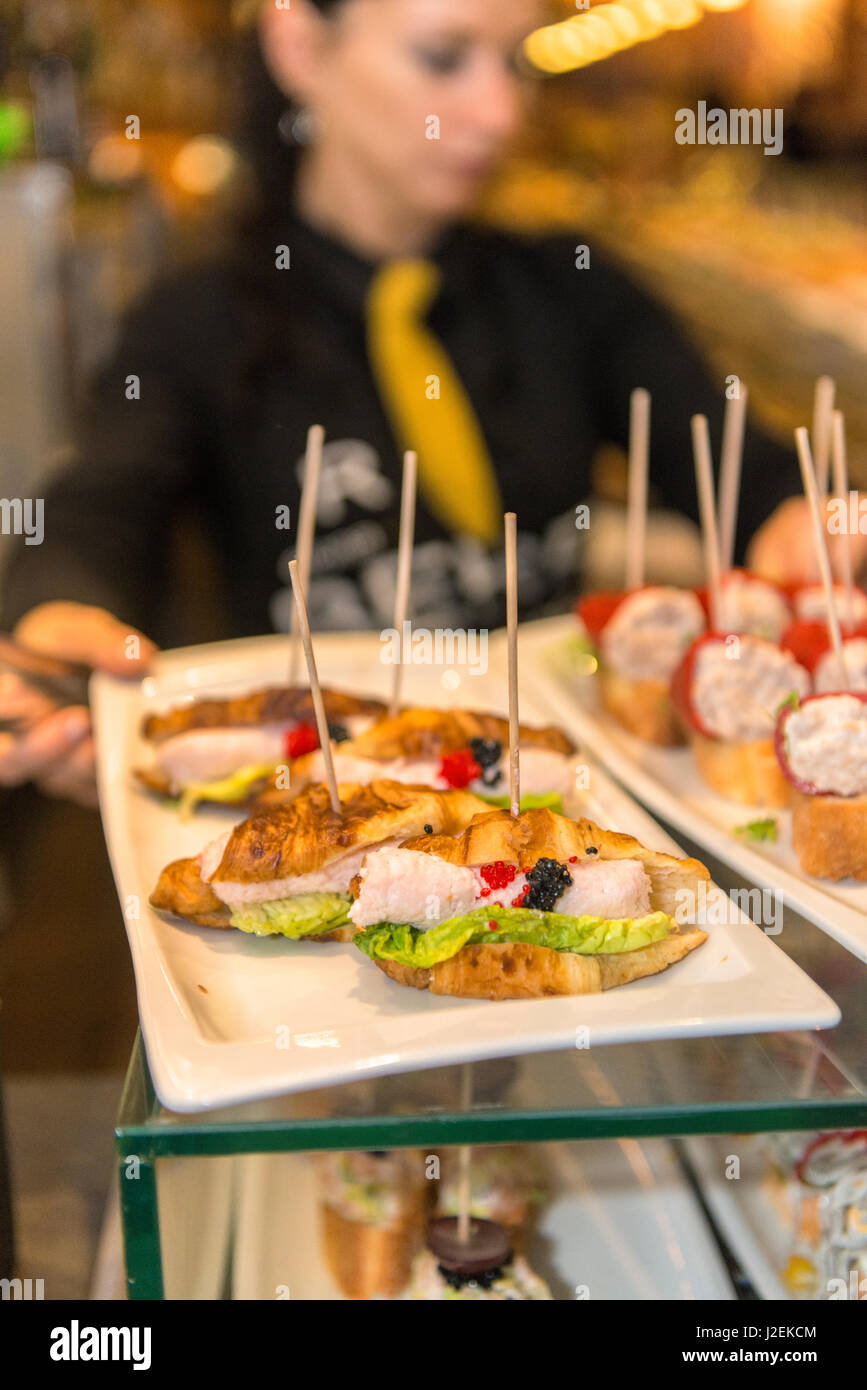 Spain, Barcelona, tapas (Large format sizes available Stock Photo - Alamy