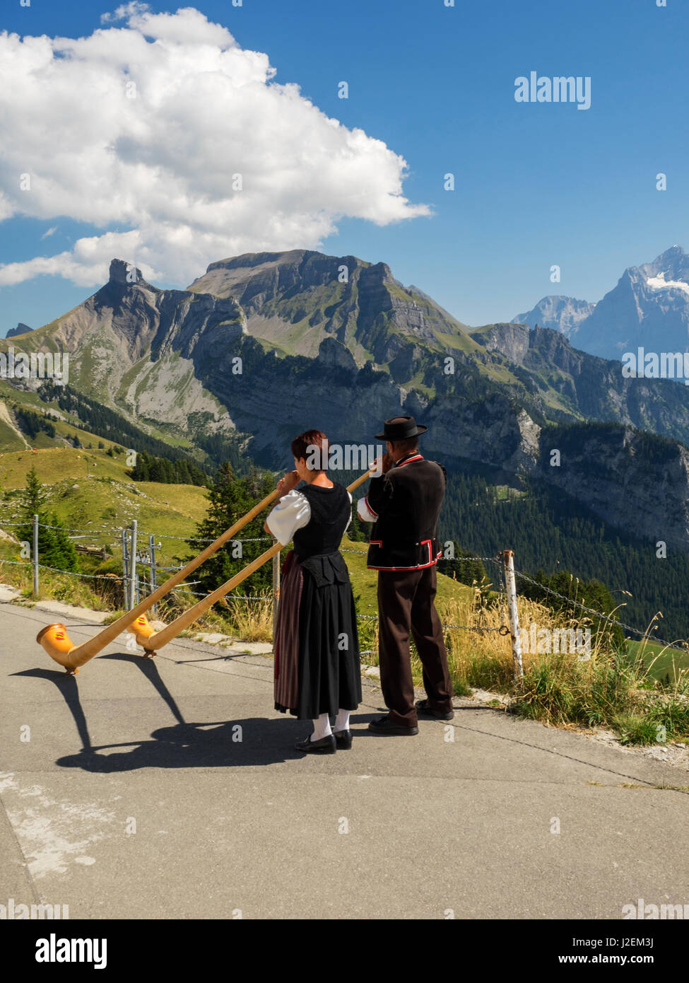 Alpenhorn Players High Resolution Stock Photography and Images - Alamy