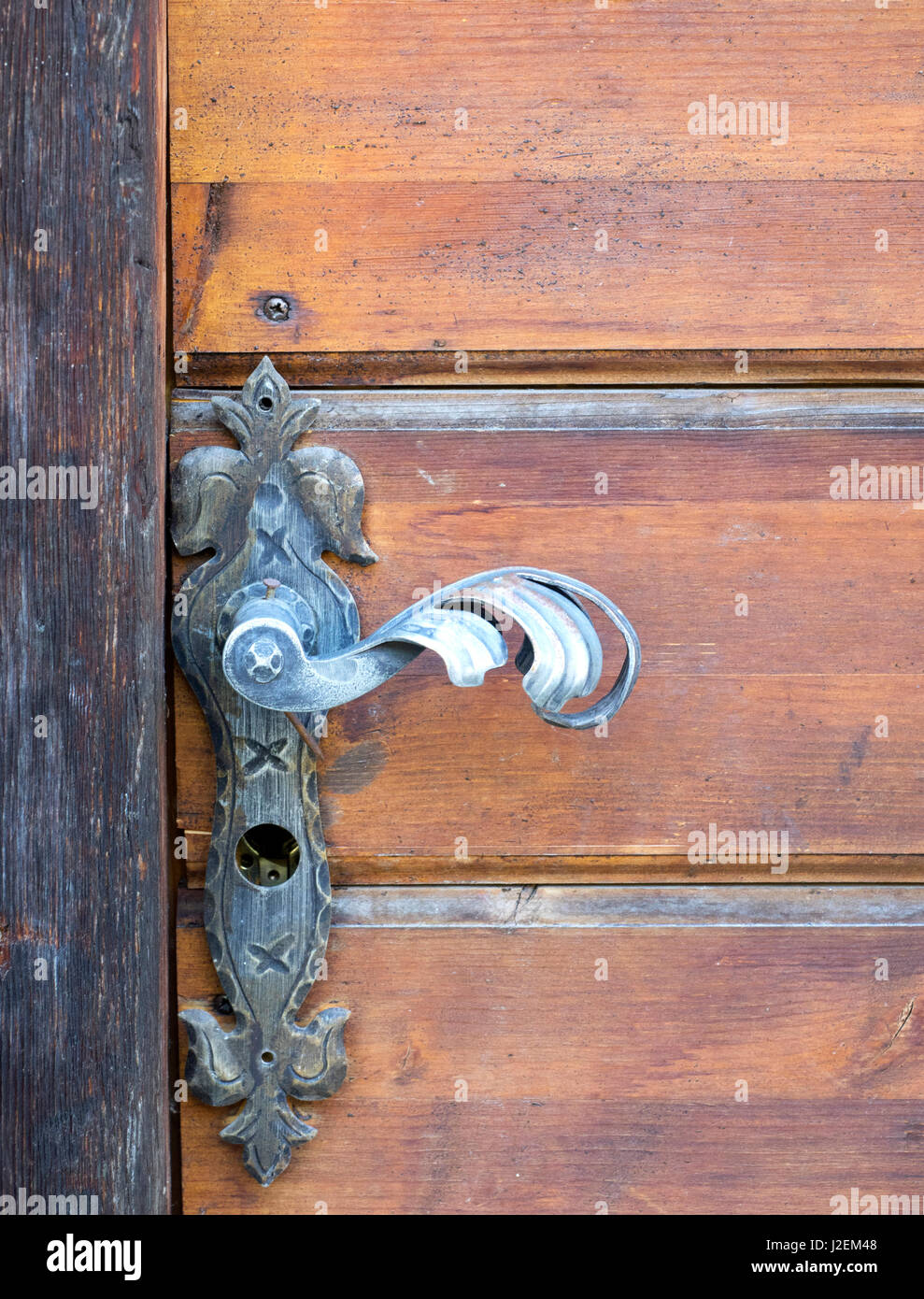 Switzerland, Zermatt, Old Town (Hinterdorf), oldest part of the village ...