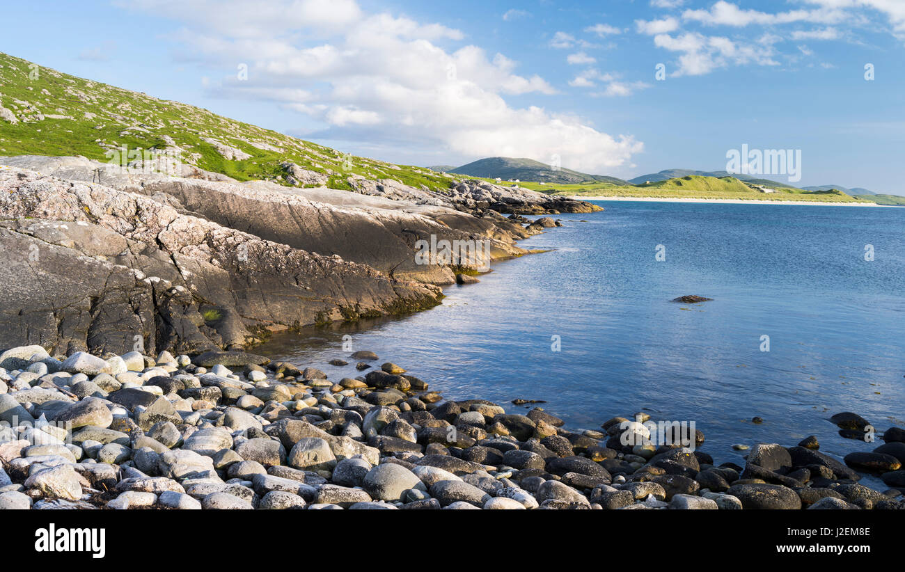 Isle of Harris, The coast near Luskentyre. Scotland in July (Large ...