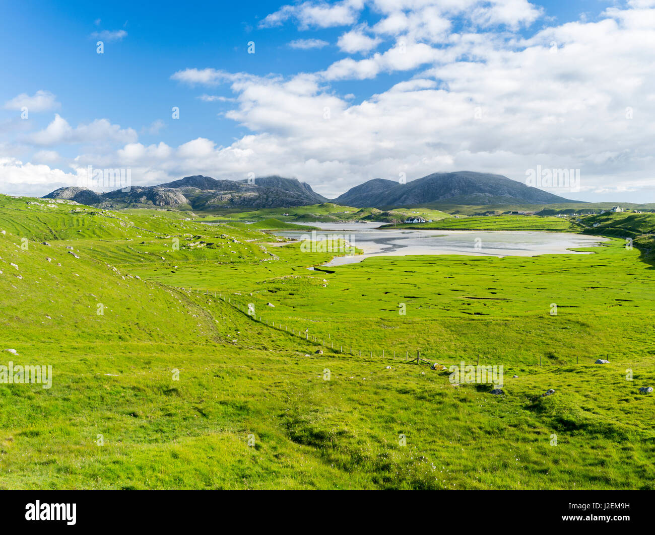 Isle of Lewis, The Uig Bay (Traigh Uuige). Scotland in July (Large ...