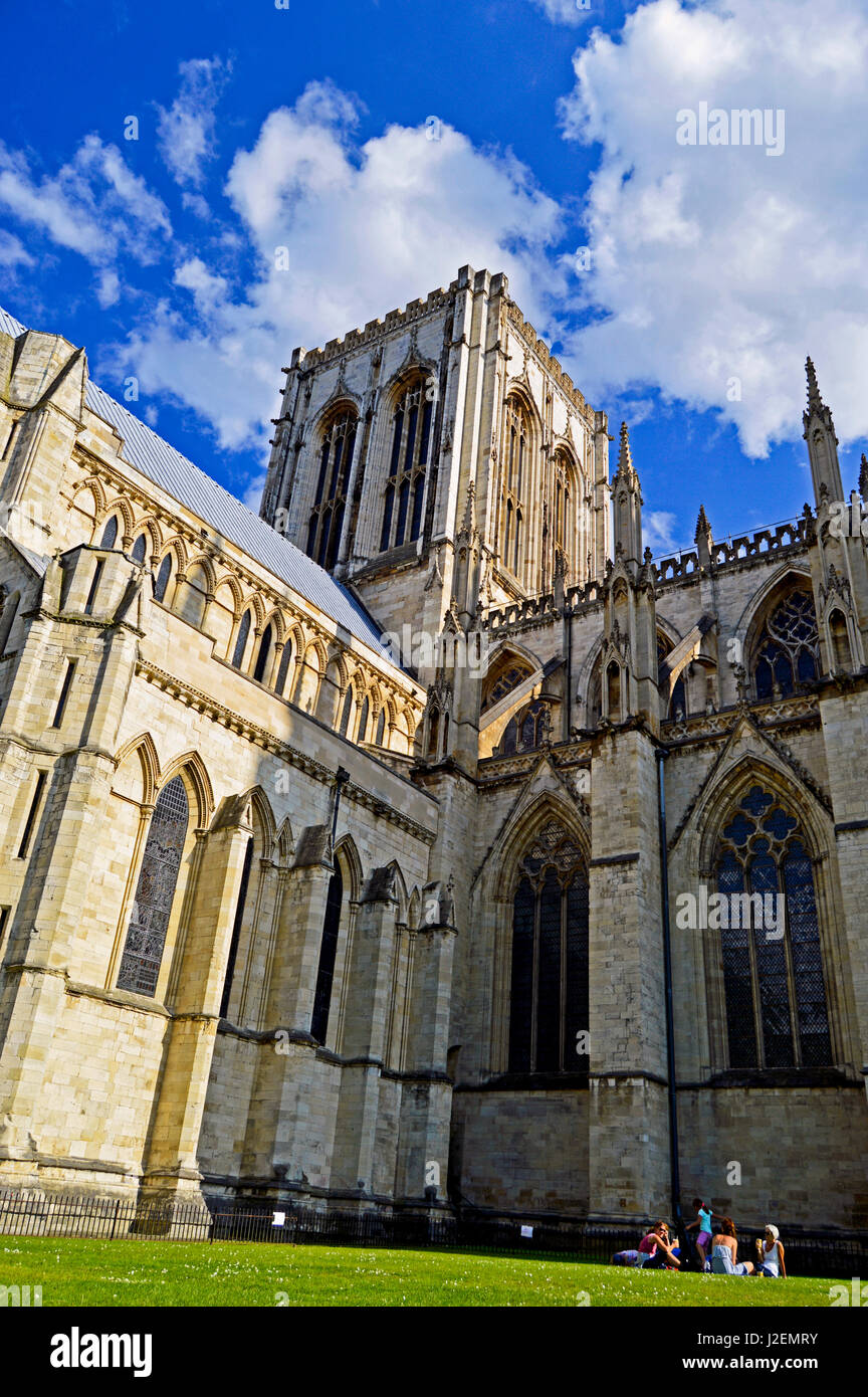 Europe, United Kingdom, England, North Yorkshire, York. York Minster ...