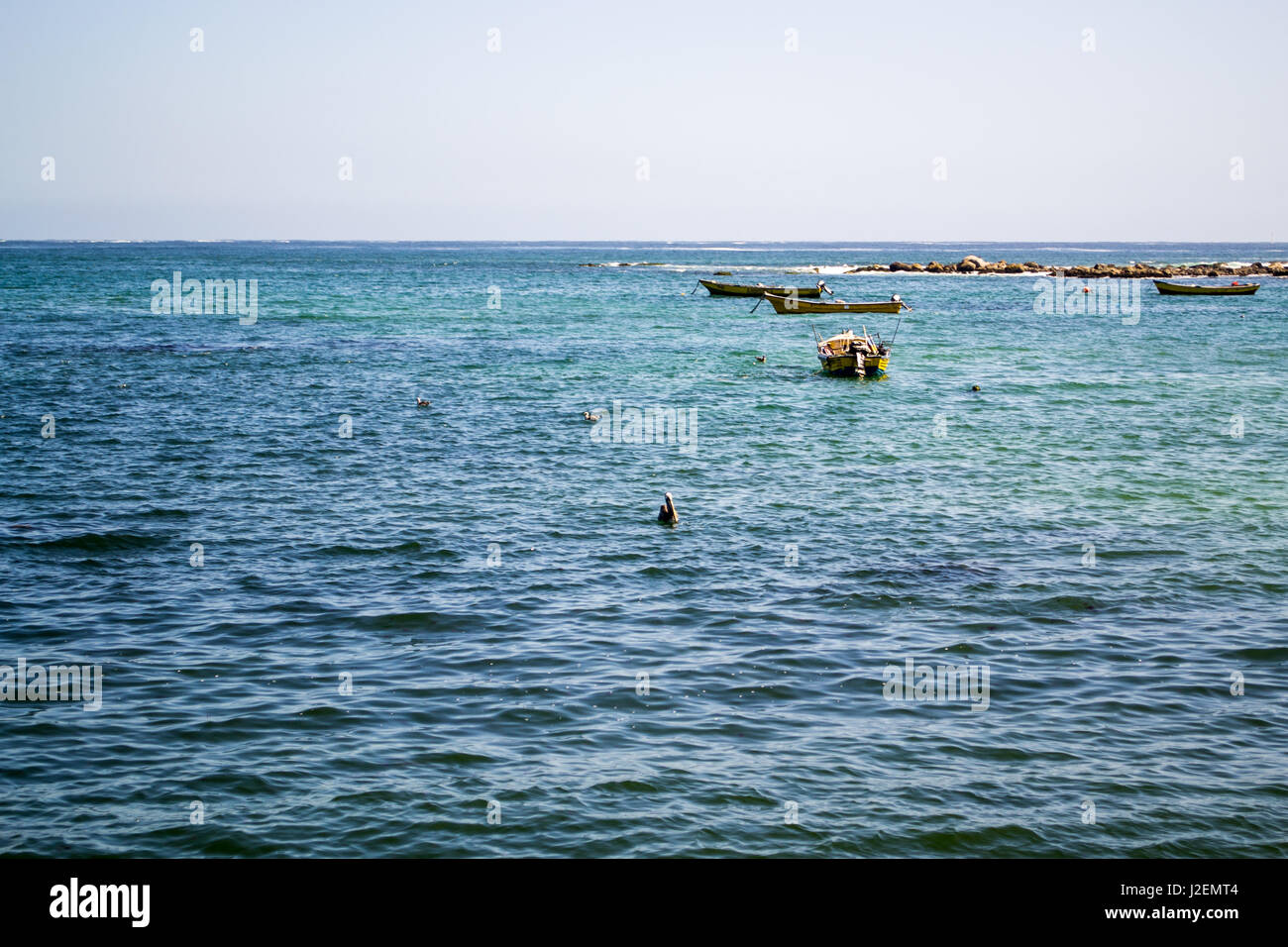 Wide view of the sea Stock Photo - Alamy