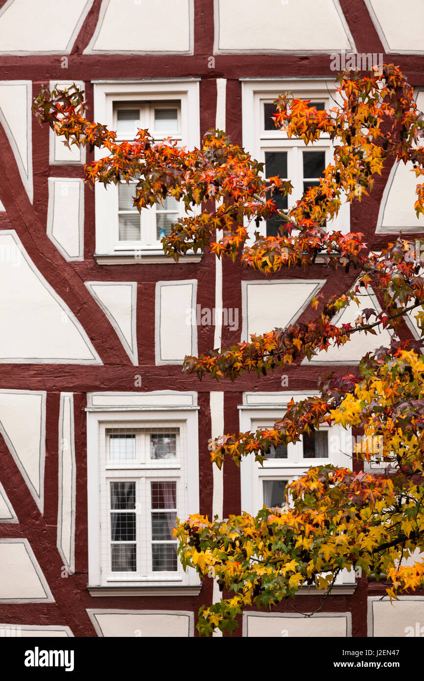 Germany, Hesse, Wetzlar, half-timbered town buildings Stock Photo - Alamy