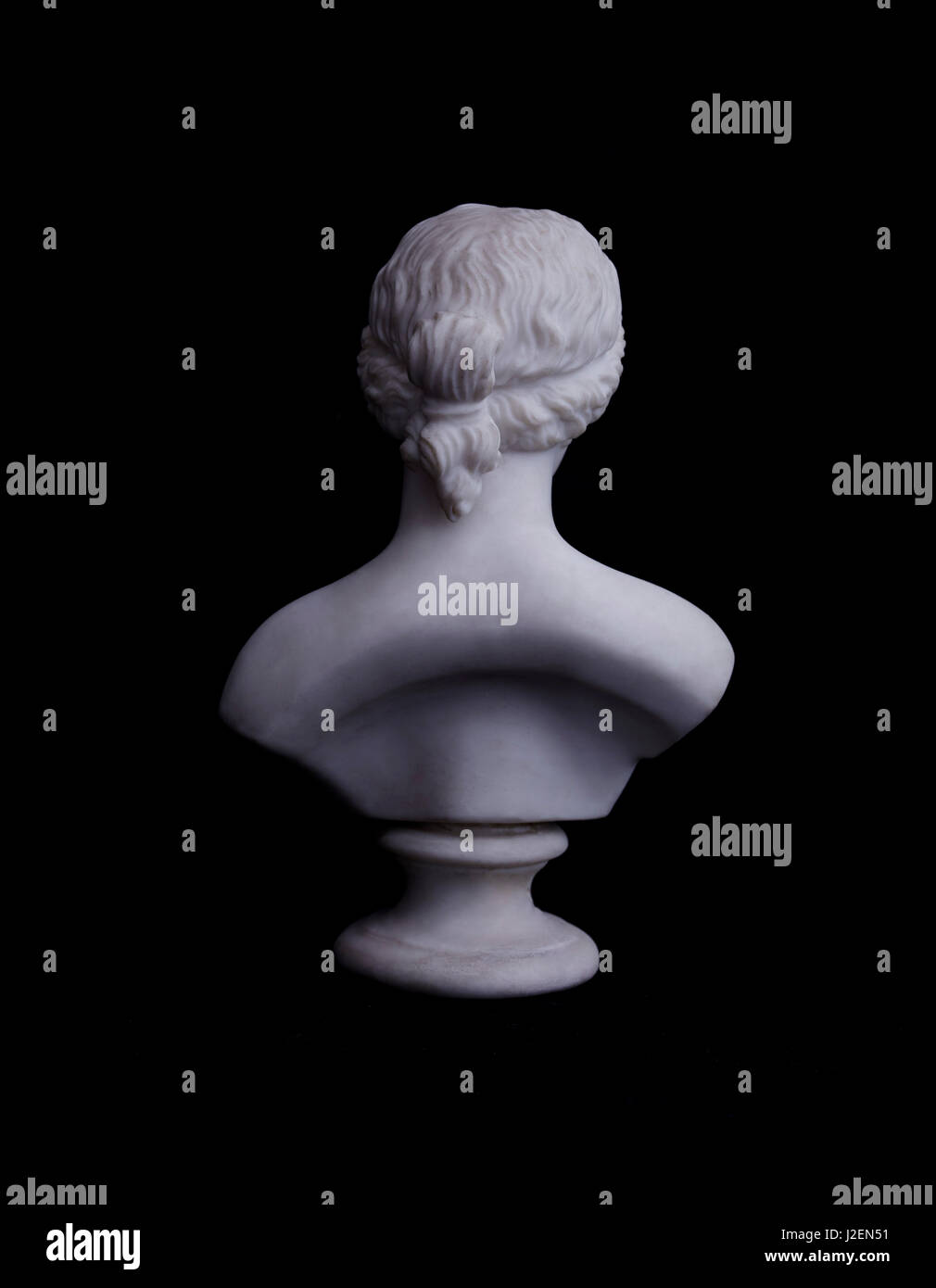 Statue bust back head hi-res stock photography and images - Alamy