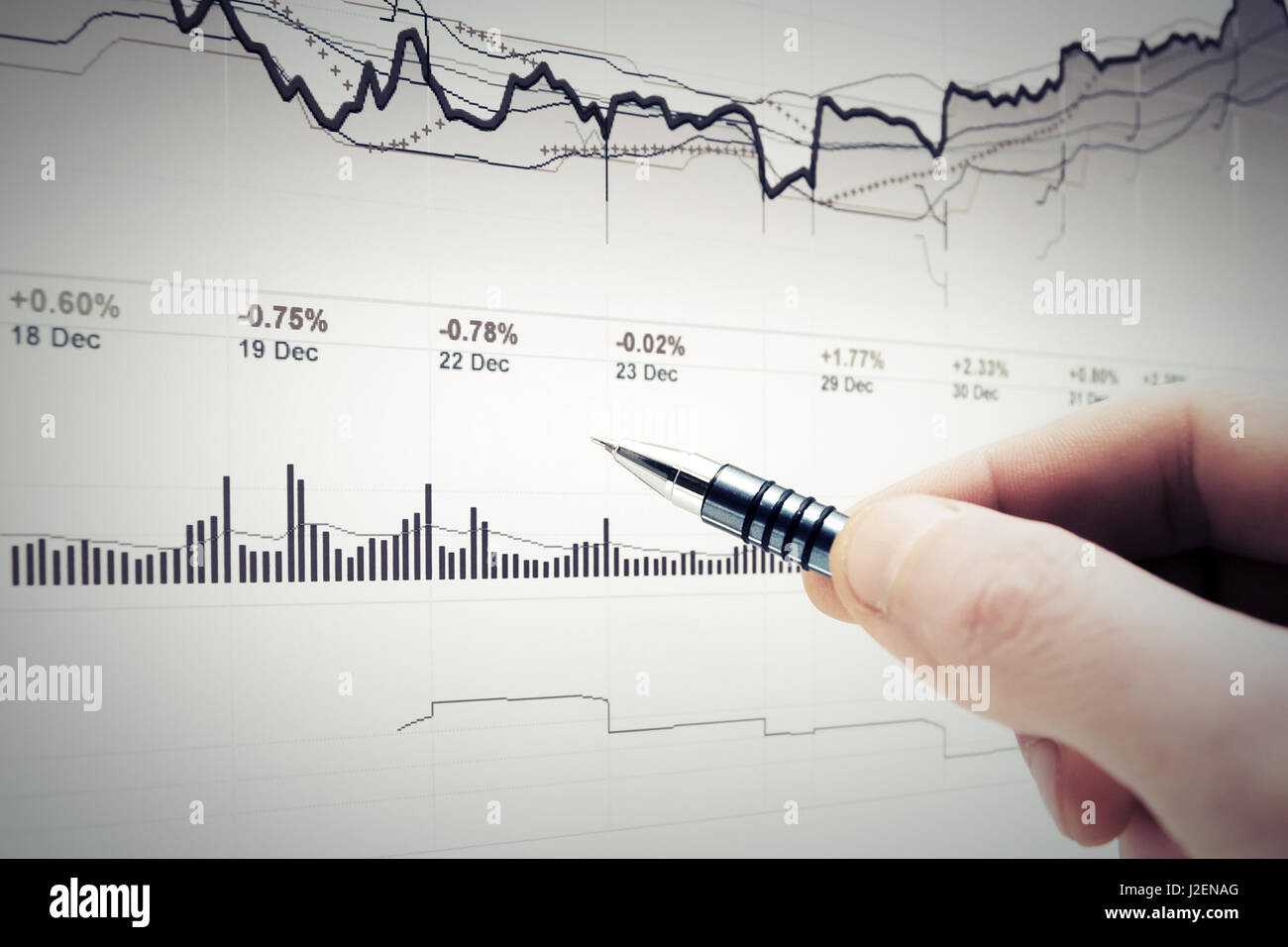 Stock market graphs analysis Stock Photo - Alamy