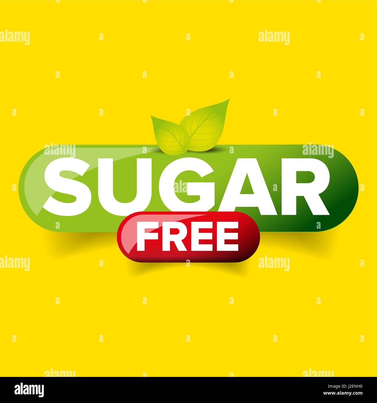 Sugar Free vector button Stock Vector Image & Art - Alamy