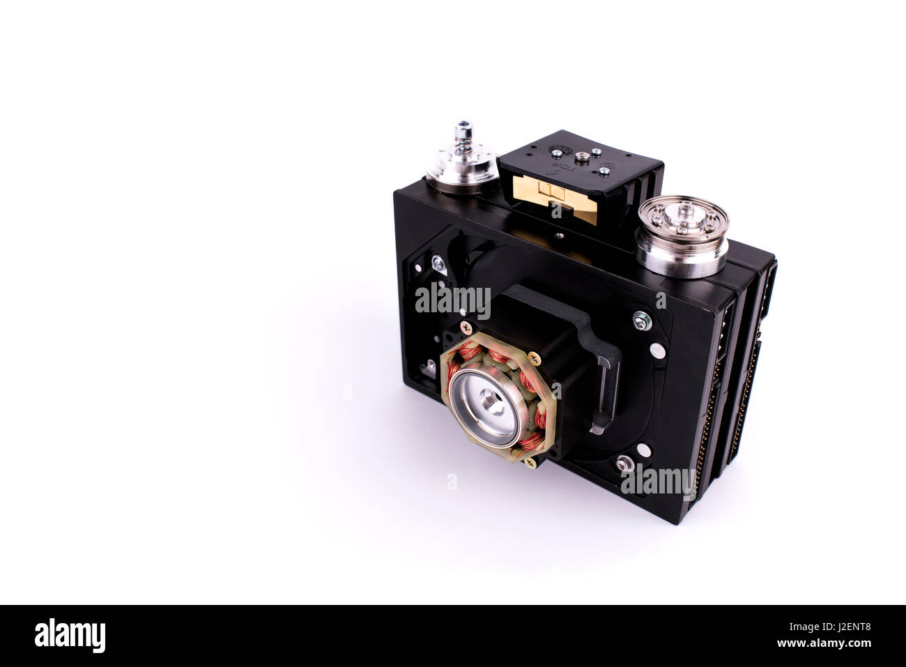 Camera in steampunk style made by hand from different parts and ...