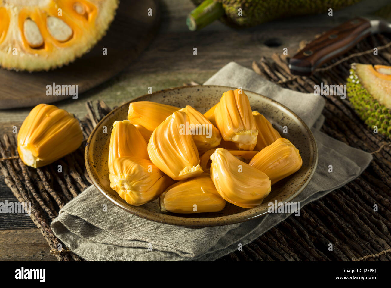 Homemade Organic Fresh Jackfruit Ready to Eat Stock Photo - Alamy