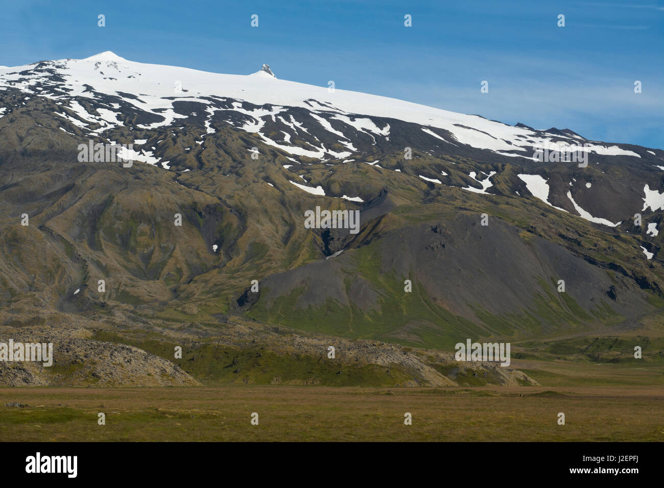 Iceland, Snaefellsnes Peninsula. Snaefellsjokull National Park ...