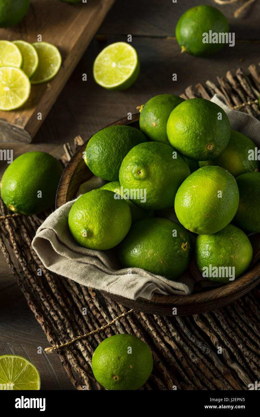 Vibrant green fresh limes hi-res stock photography and images - Alamy