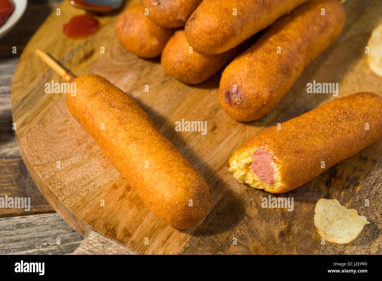 Deep Fried Hot Dogs High Resolution Stock Photography and Images - Alamy