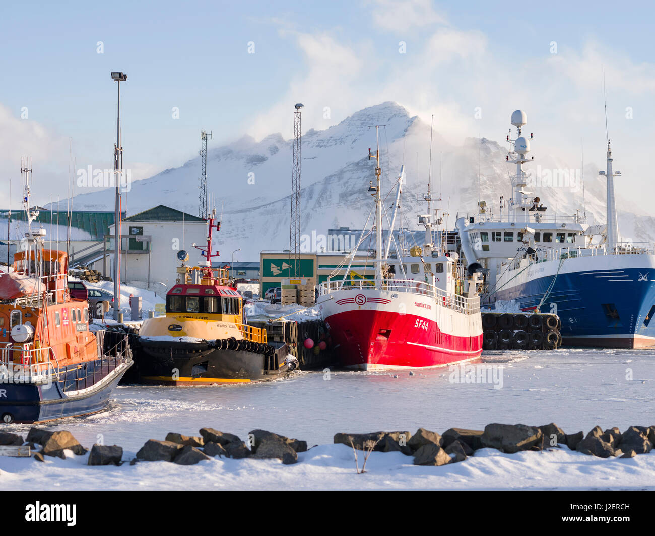 Fishing boat iceland winter frozen hi-res stock photography and images ...