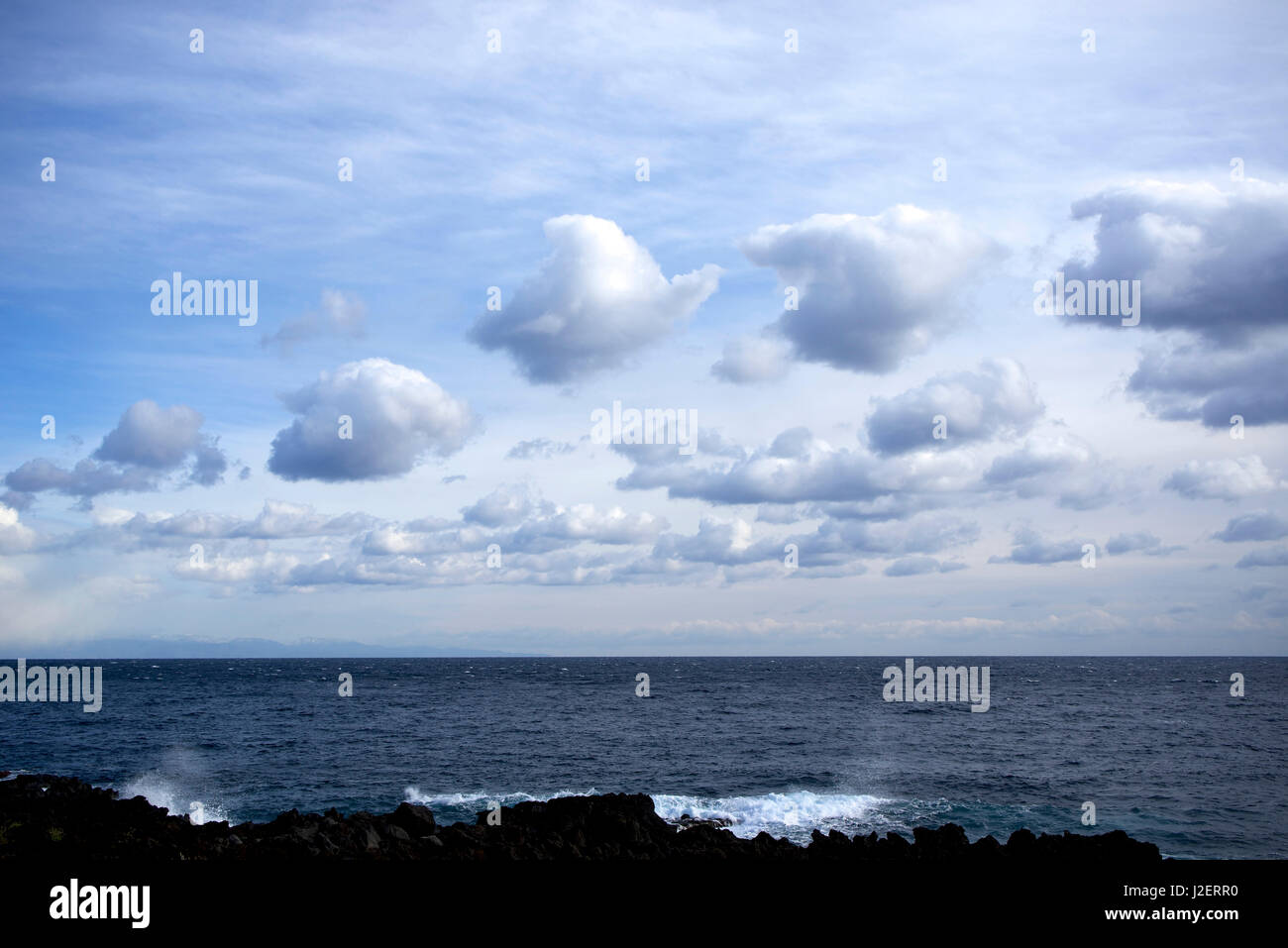 Italy, Sicily, the Ionian sea coast at Stazzo, Aci Reale, Catania ...