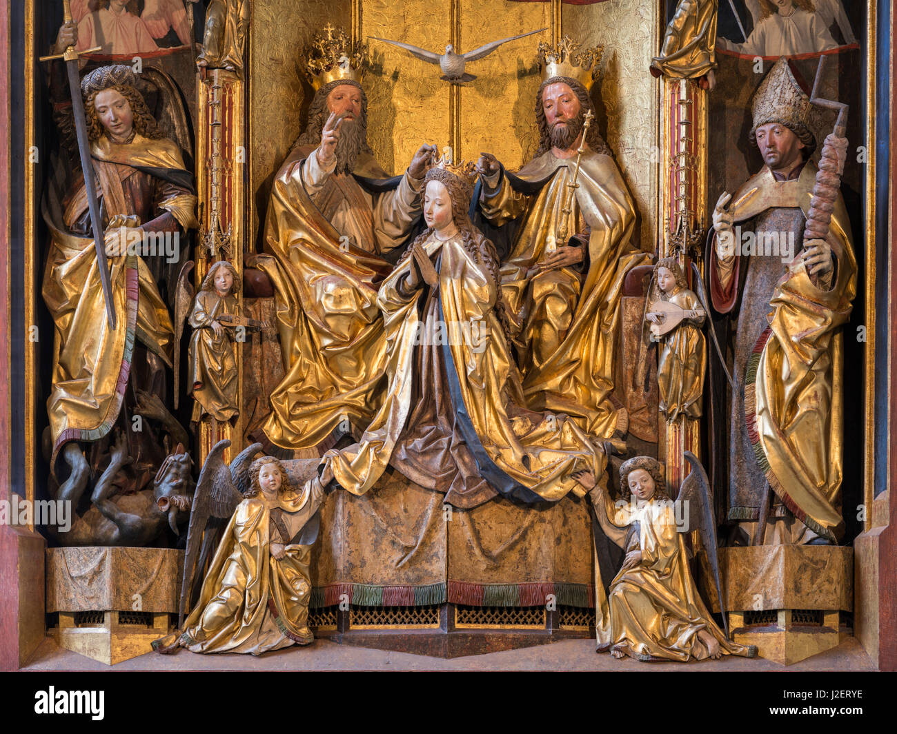 Famous altar (Maria Kronung Altar, Pacheraltar) by carver and artist ...