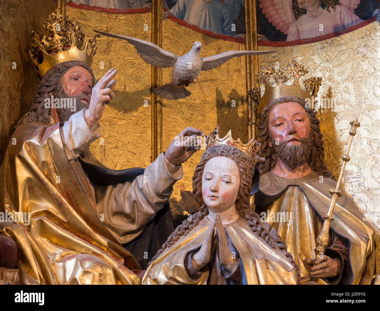 Famous altar (Maria Kronung Altar, Pacheraltar) by carver and artist ...