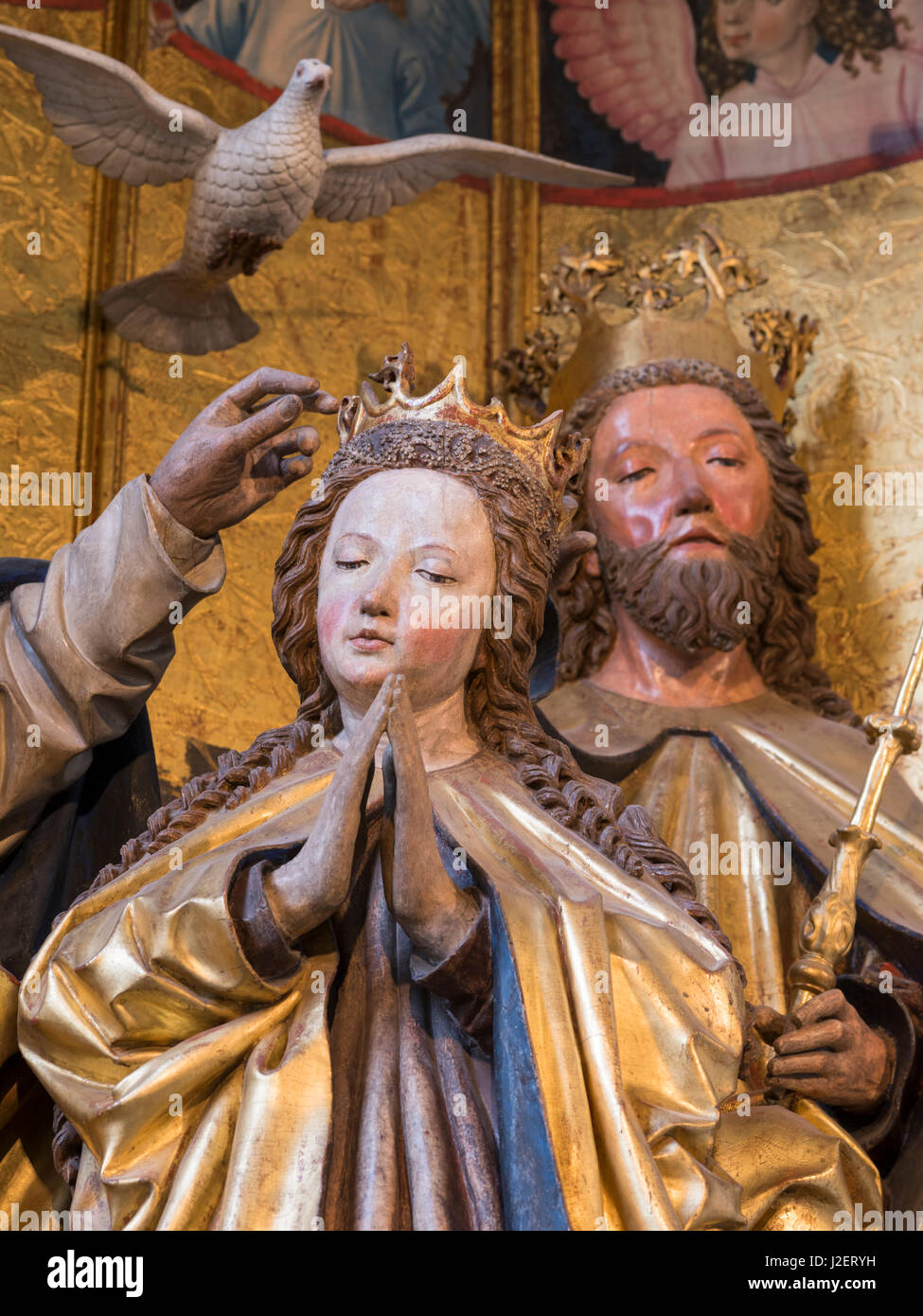 Famous altar (Maria Kronung Altar, Pacheraltar) by carver and artist ...