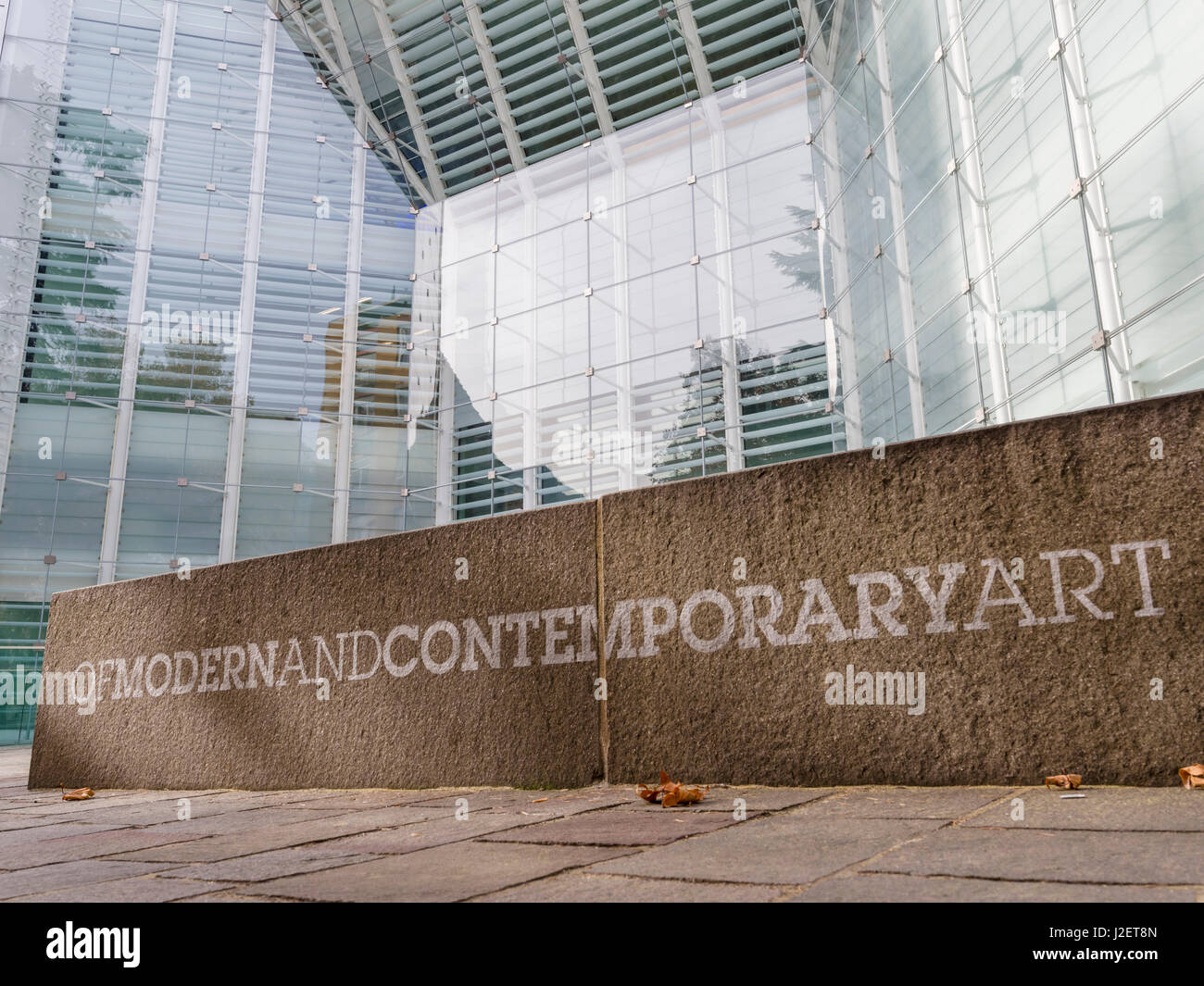 Museion, the museum of contemporary art, an architectural icon of Bozen ...