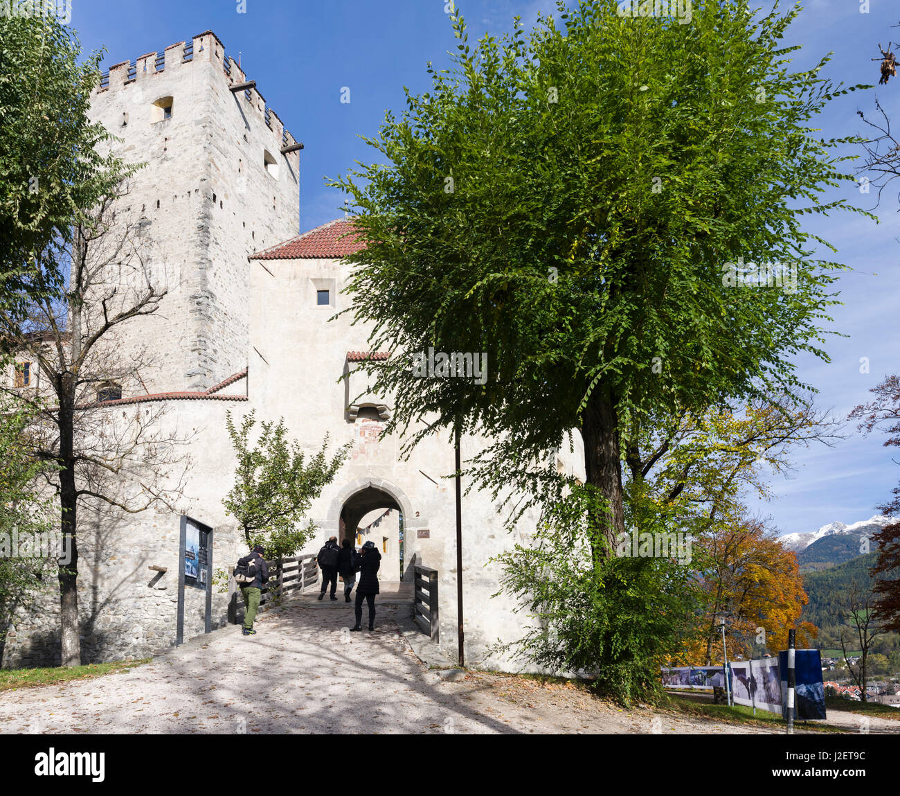 Bruneck Castle, now Messner Mountain Museum Ripa. Bruneck, Brunico in ...
