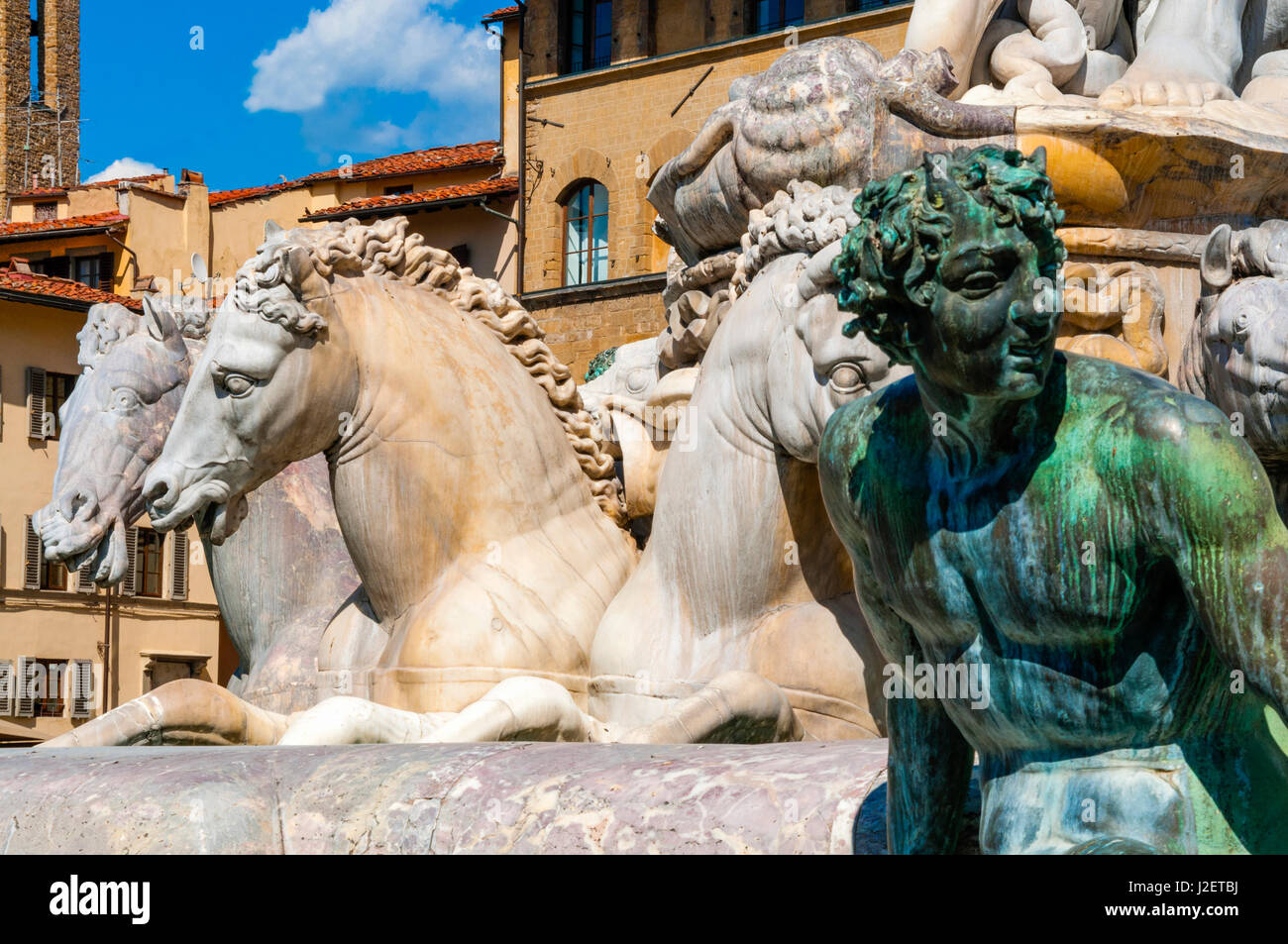 Fountain of Neptune (Biancone), Firenze, UNESCO World Heritage site ...