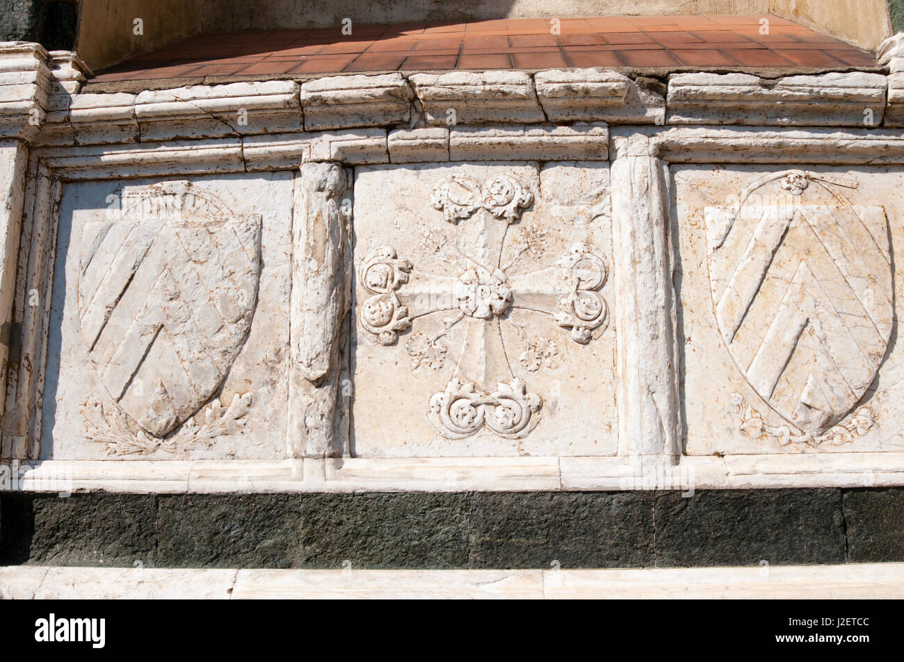 Coat of arms, Piazza Santa Maria Novella, Unesco World Heritage site ...