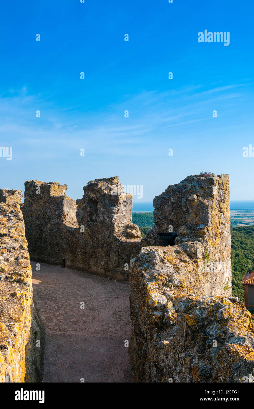 Medieval fortress, Capalbio, Grosseto province, Tuscany, Italy Stock ...