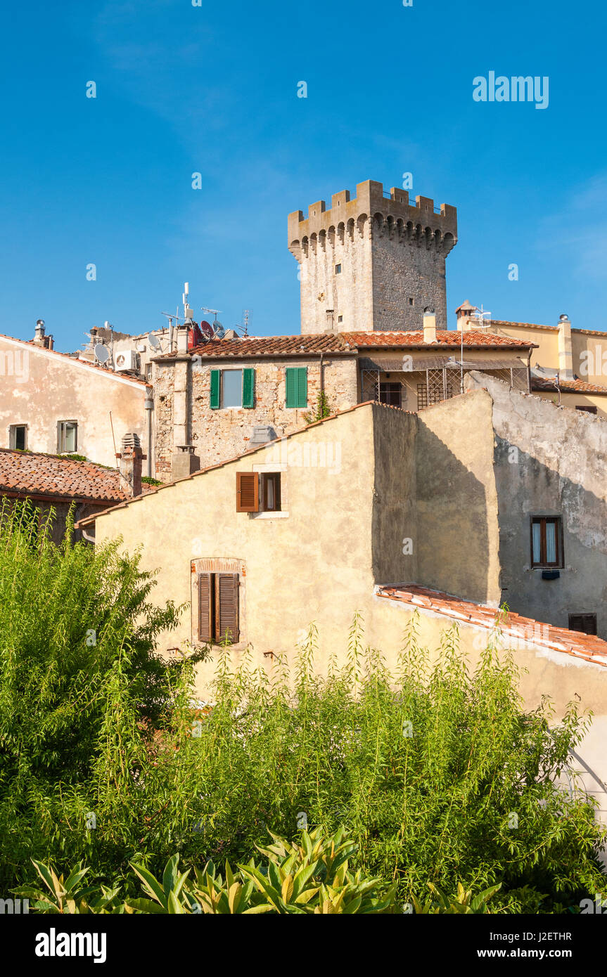 The medieval tuff and the hilltop building hi-res stock photography and ...