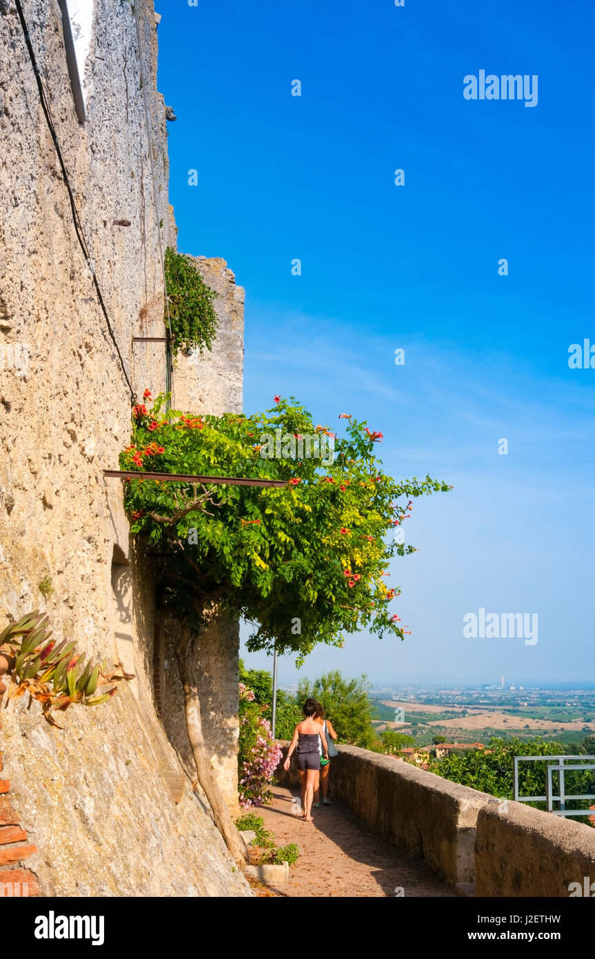 Medieval fortress, Capalbio, Grosseto Province, Tuscany, Italy Stock ...