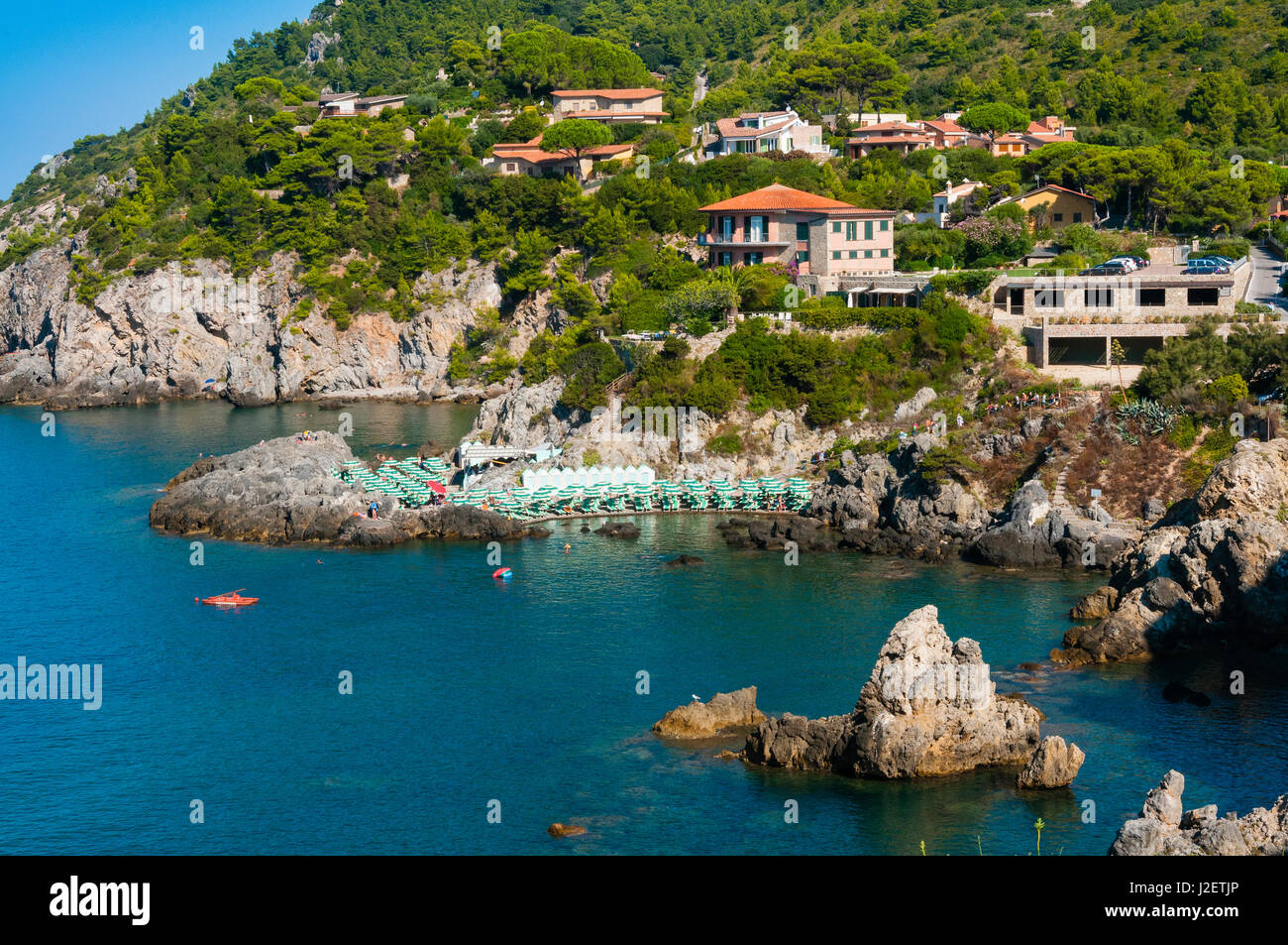 Cliffs of Talamone, Talamone, Grosseto Province, Maremma, Tuscany ...