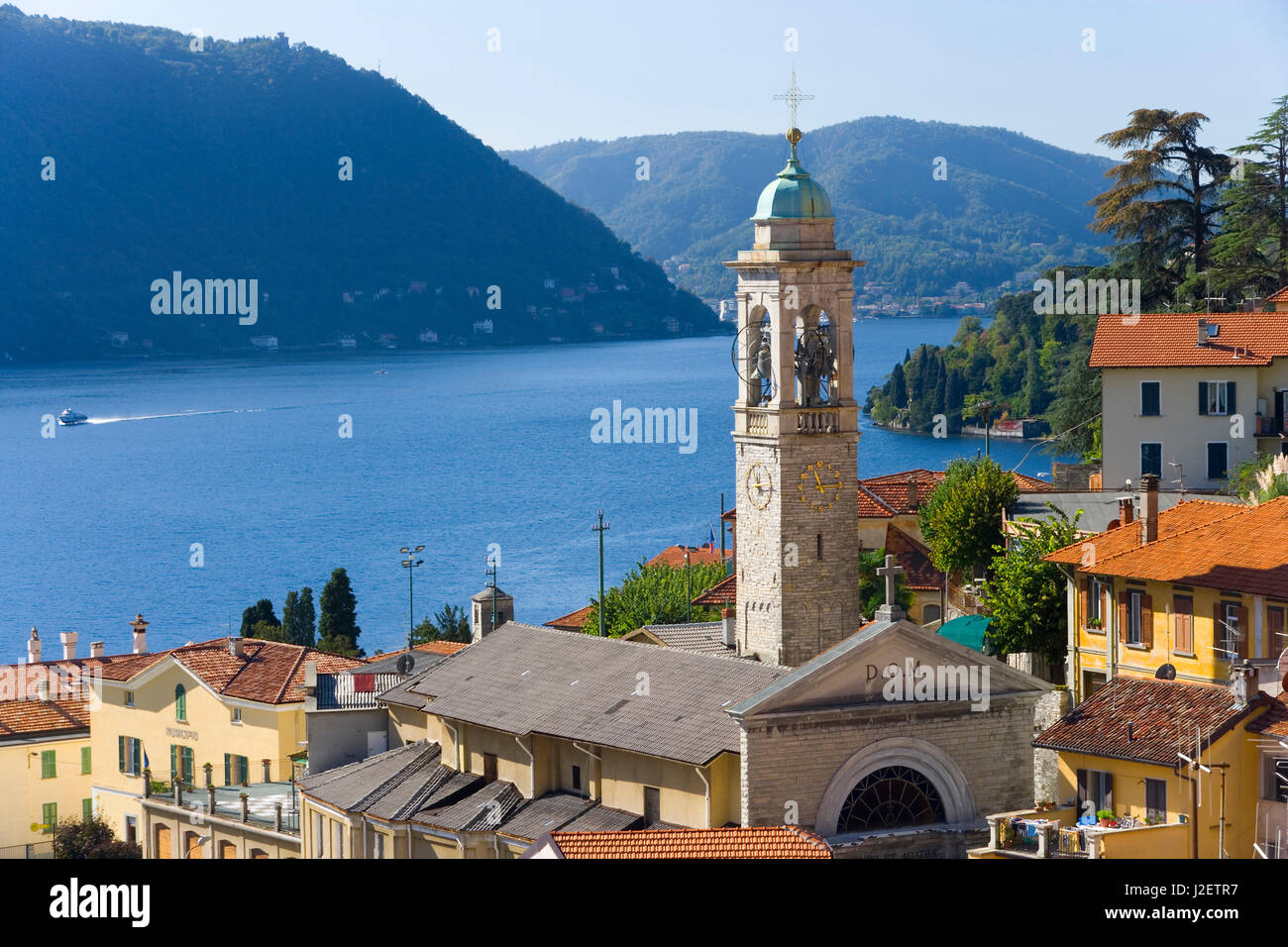 View over Moltrasio, Lake Como, Italy Stock Photo - Alamy