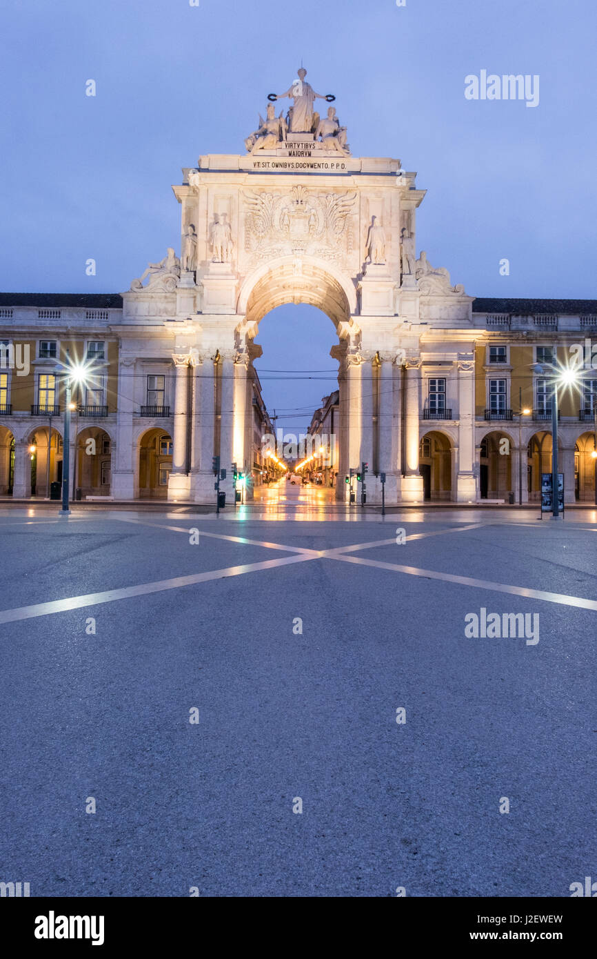 Lisbon arco da rua augusta is a huge hi-res stock photography and ...