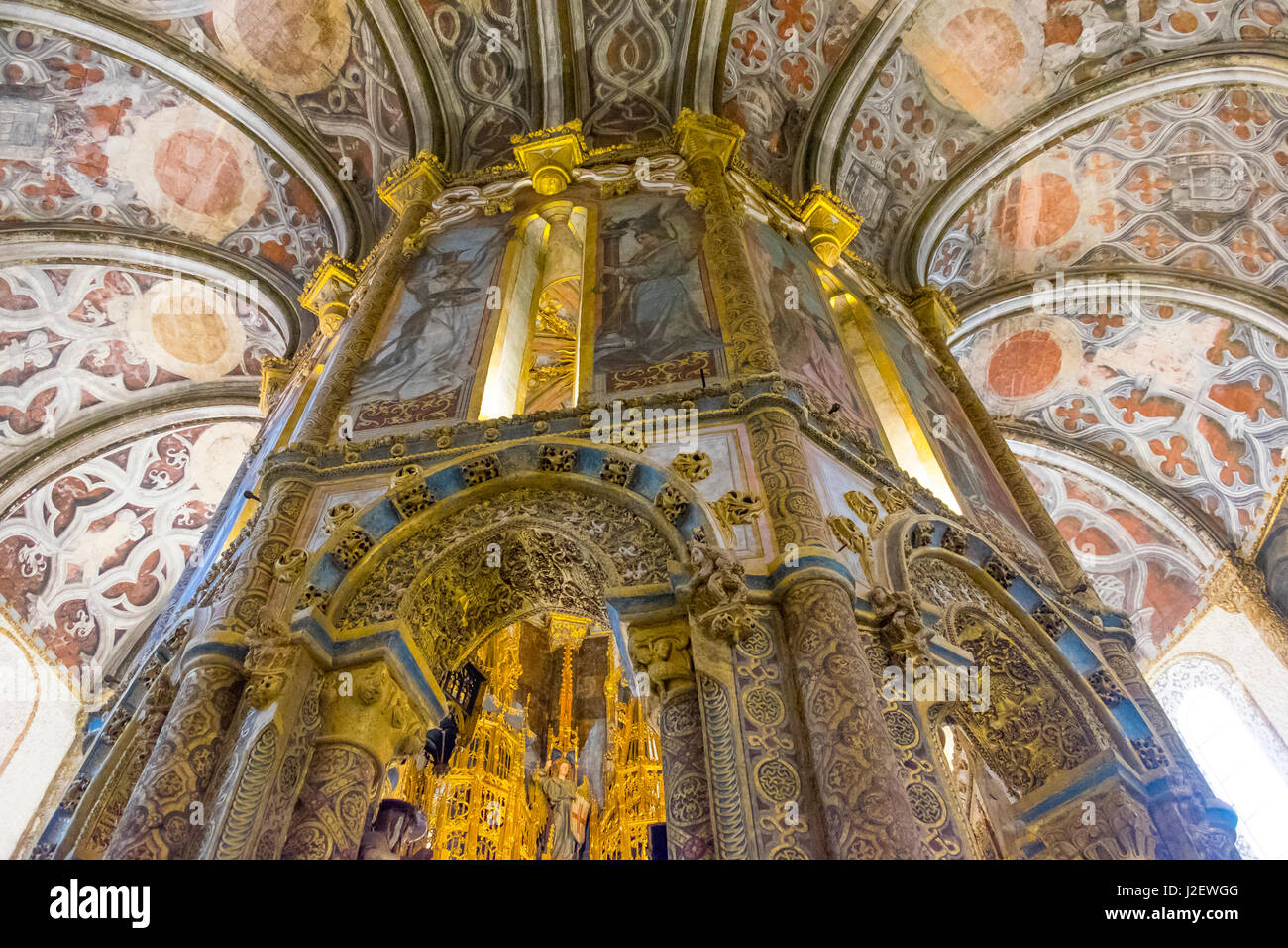 Portugal. Tomar Castle, Knights of the Templar fortress, castle and ...