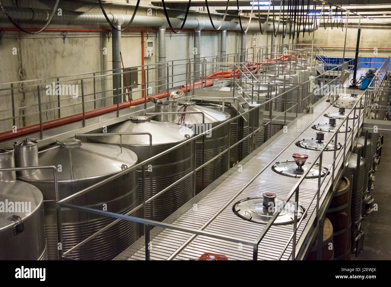 Portugal, Douro Valley, Regua, Quinta do Vallado vineyards, winery and ...