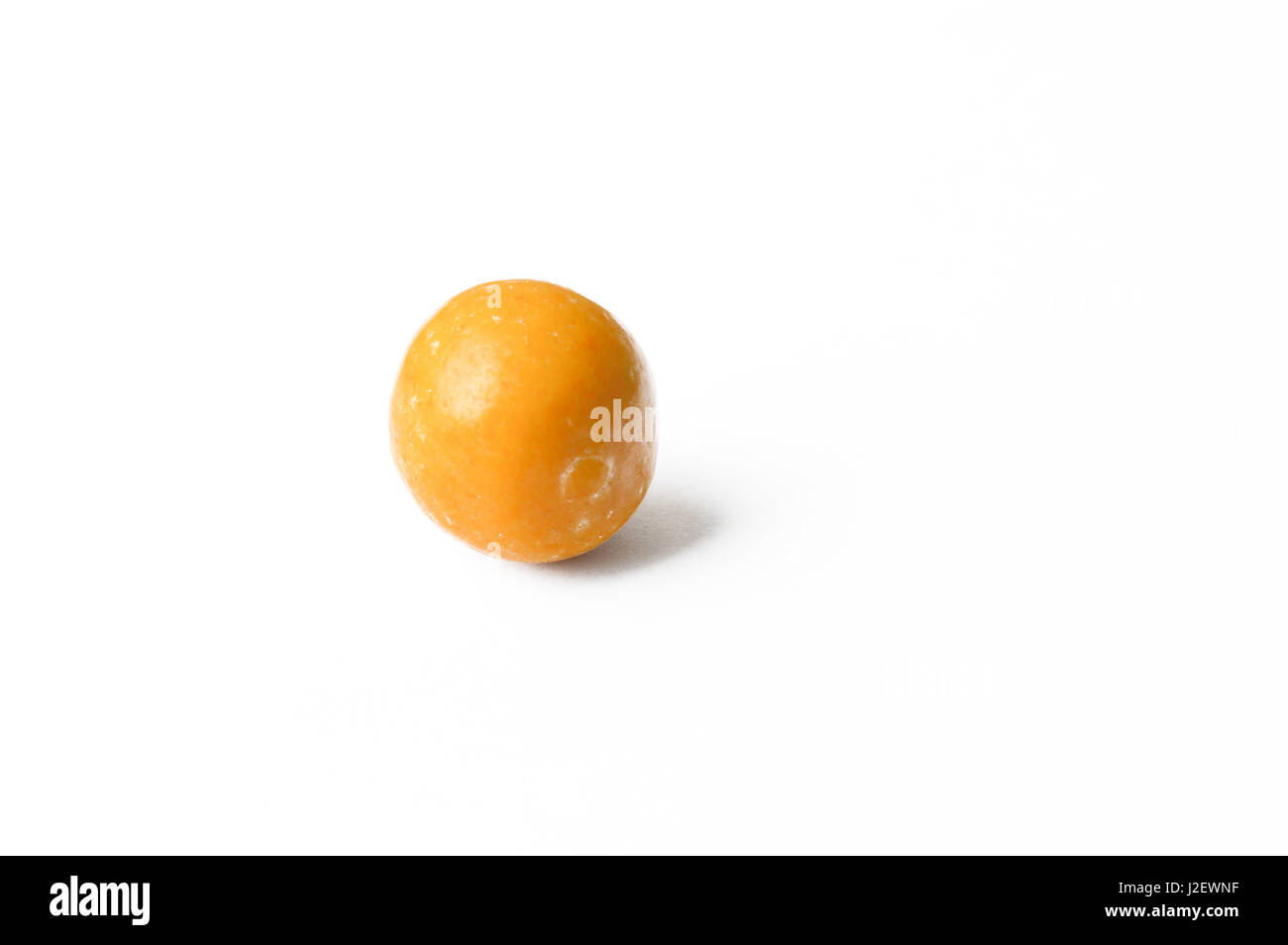 orange gum isolated on white Stock Photo - Alamy
