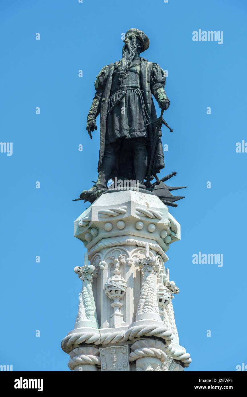 Portugal, Lisbon, monument of Alfonso de Albuquerque (Large format ...