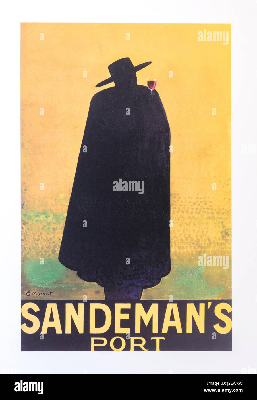 Sandeman port poster hi-res stock photography and images - Alamy