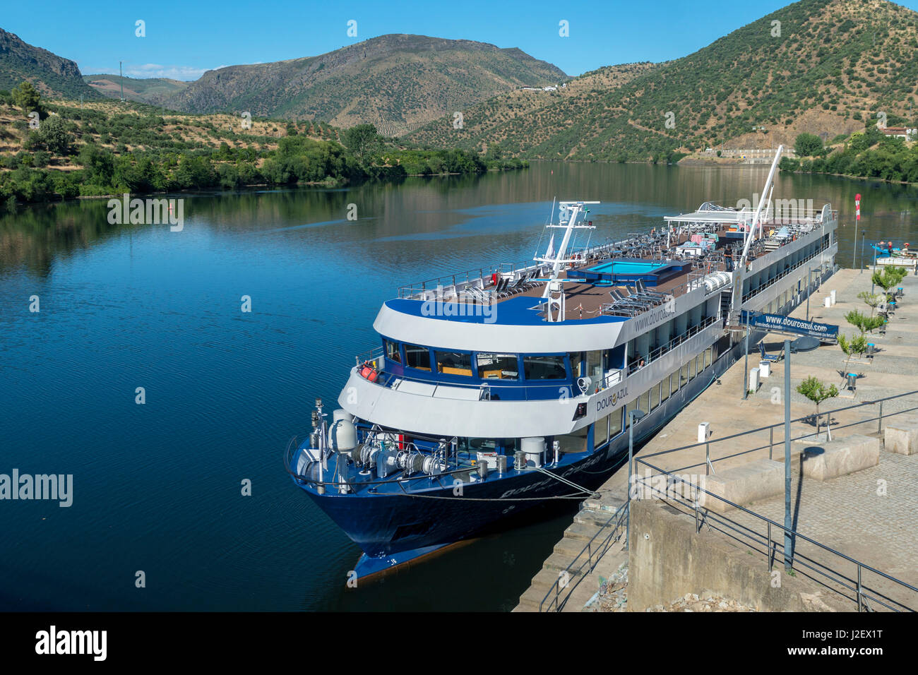 Riverboat docked at barca dalva hi-res stock photography and images - Alamy