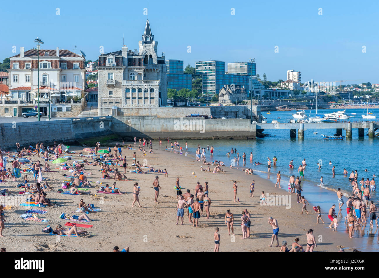 Europe, Portugal, Cascais, Ribeira Beach Stock Photo - Alamy