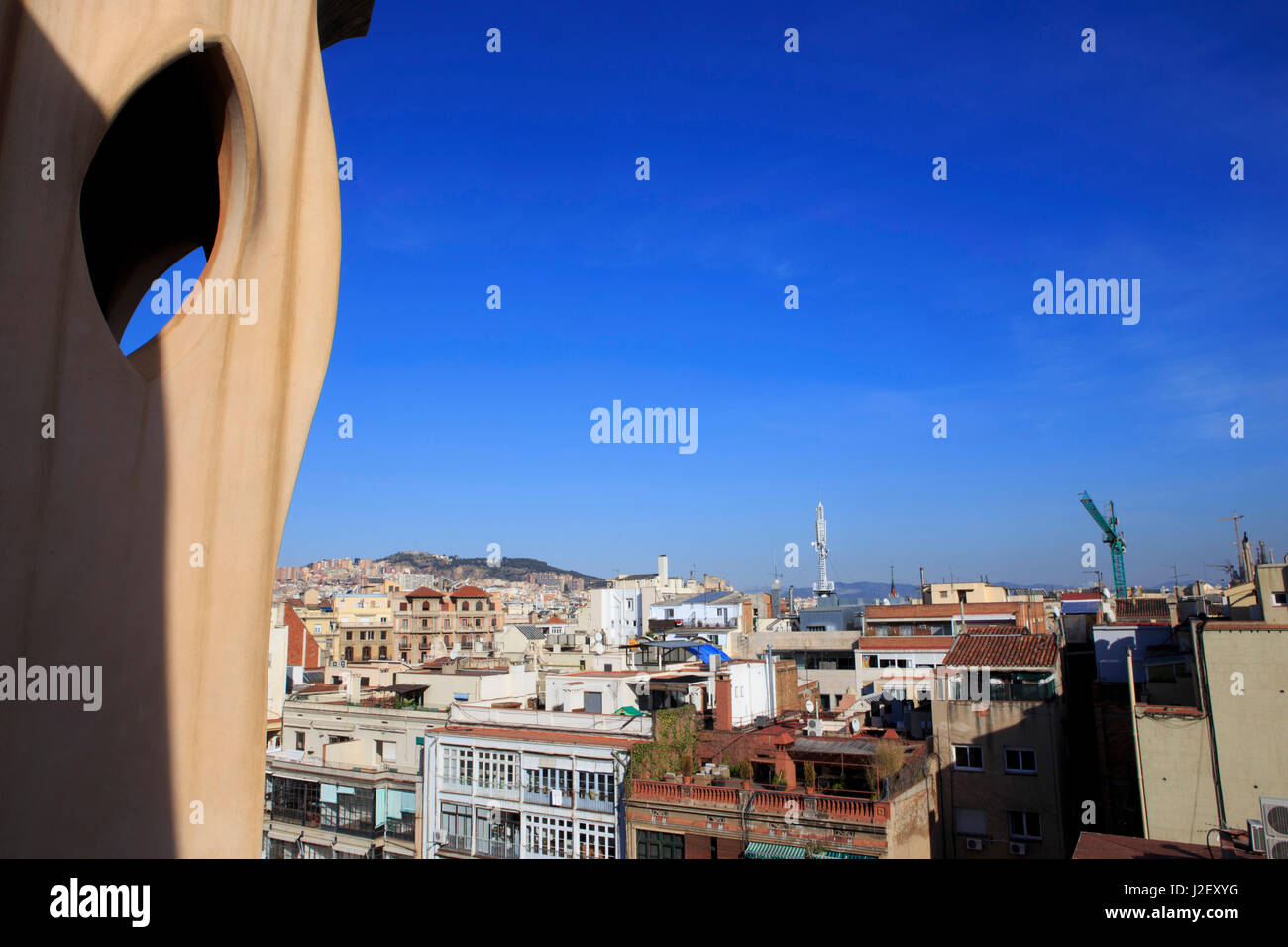 Looking out over rooftops barcelona hi-res stock photography and images ...