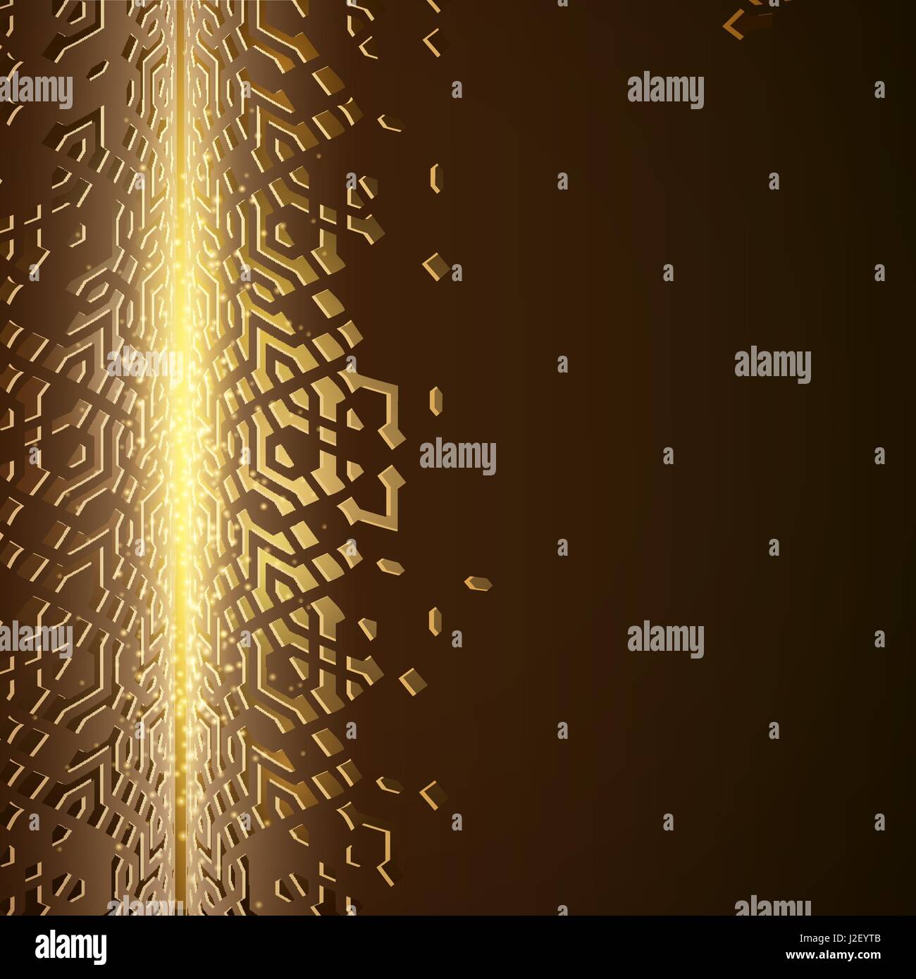 Glow gold abstract background Stock Vector Image & Art - Alamy