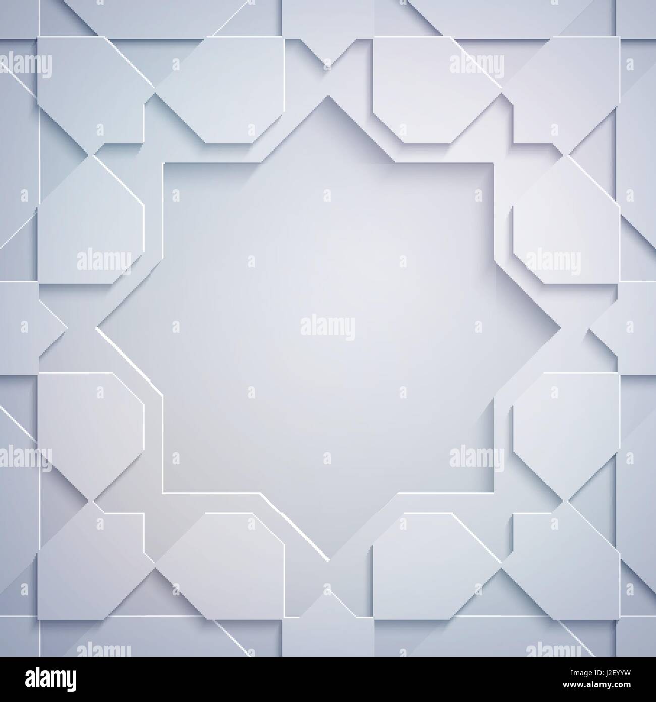 Arabic geometric pattern design grey abstract background Stock Vector ...